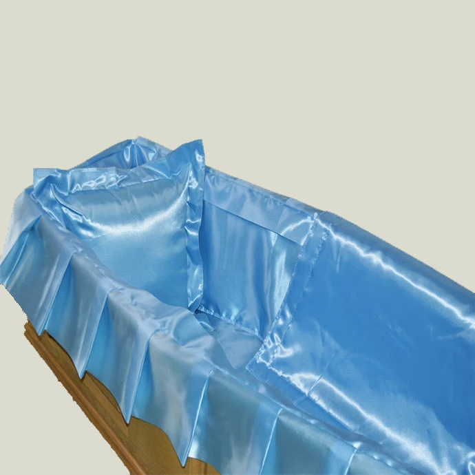 Y-holesale Funeral Fabric Coffin Linings Interior Decoration of Casket ...