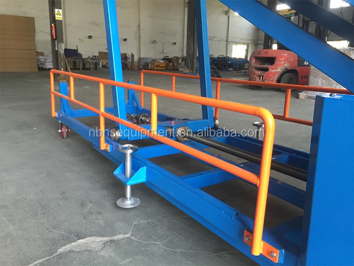 Telescopic Loading And Unloading Belt Conveyor Unloading 40 Ft ...