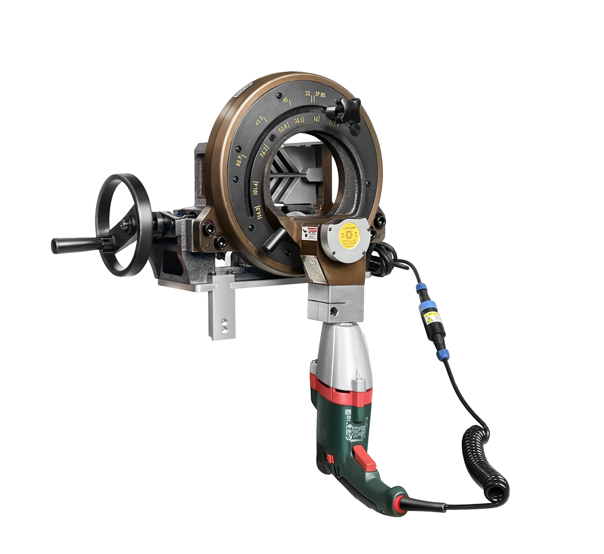 Orbital Pipe Saws Orbital Pipe Cutting Machine For Plastic Metal Pipe ...