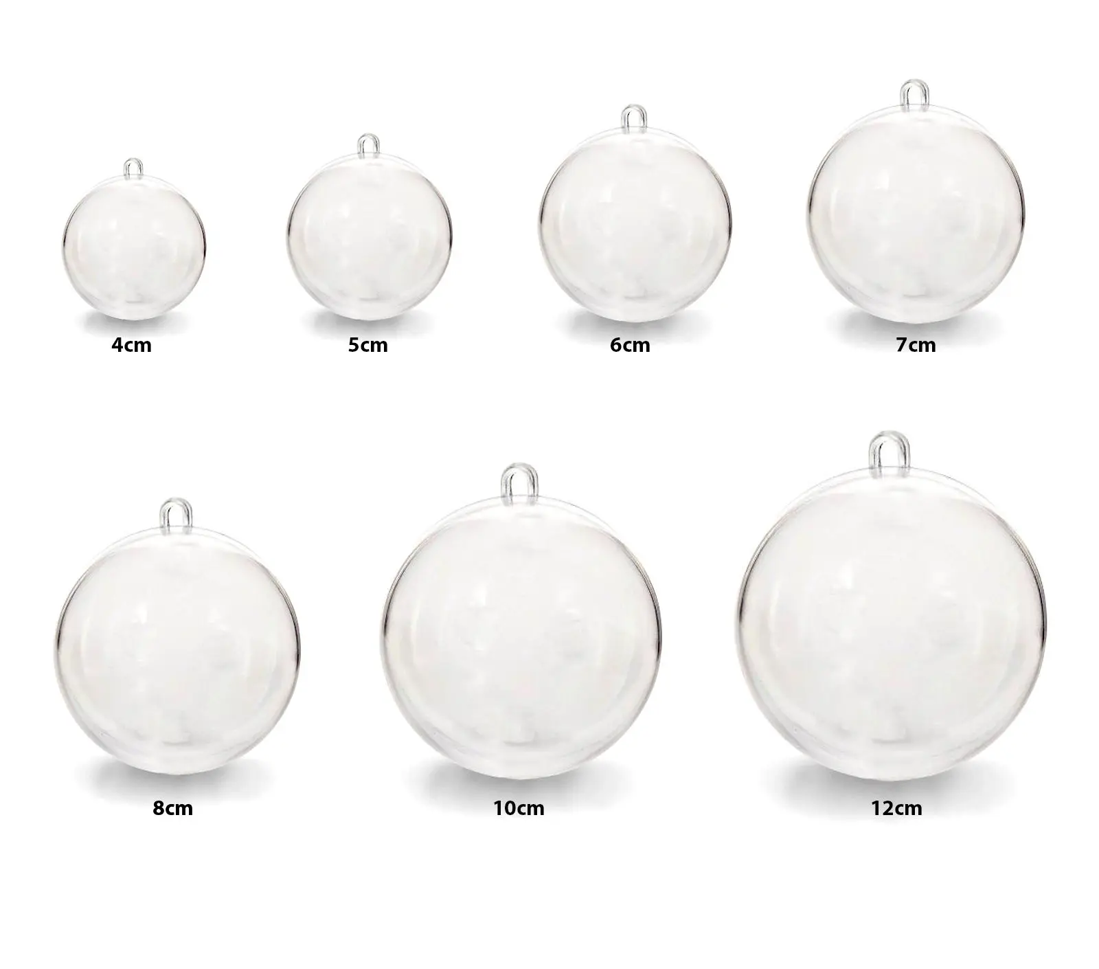 Beautiful Clear Acrylic Transparent Openable Hollow Ball Plastic Sphere ...