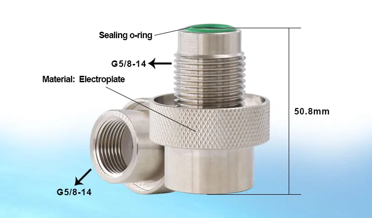 Scba Diving Compressor Charging Adapter 232 Bar Din Outlet To 300 Bar ...