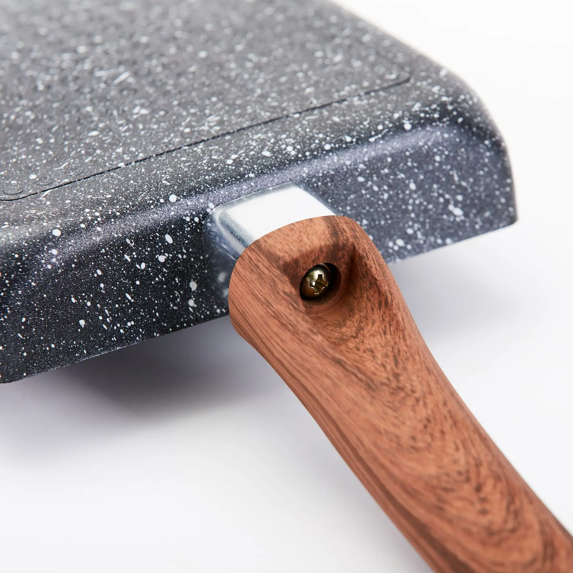 Flat Bottomed Frying Pan Pre-seasoned Rectangle Mini Frying Egg High ...