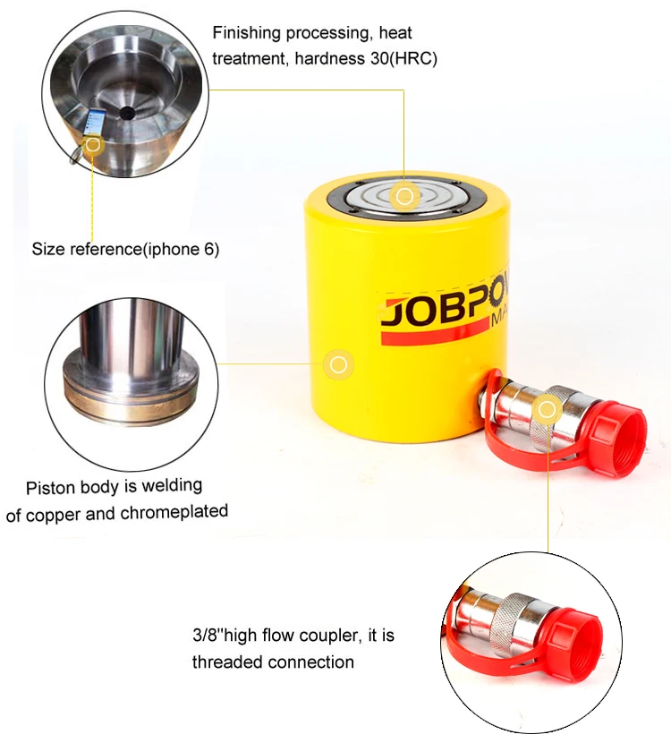 Hydraulic Pressure Container Lifting Steel Jacks - 11-20T