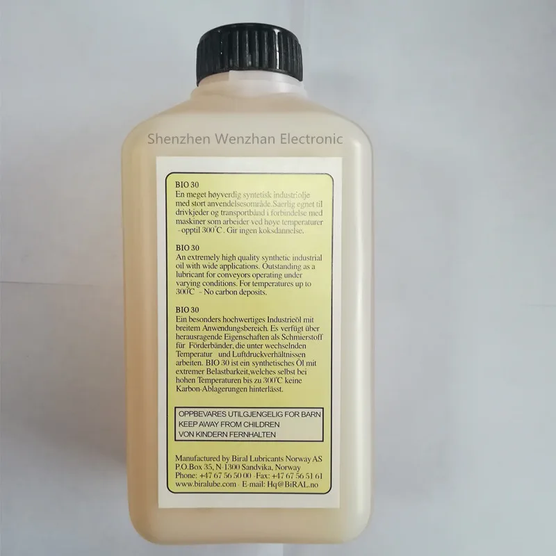 Biral Bio-30 High Temperature Chain Oil For Smt Reflow Oven And Wave ...