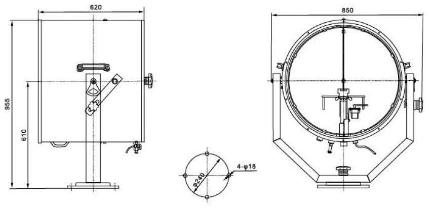 IMPA 370501-370513 수에즈 운하 탐조등 ABS 인증 2000W 3000W 해양 탐조등 TZ5| Alibaba.com