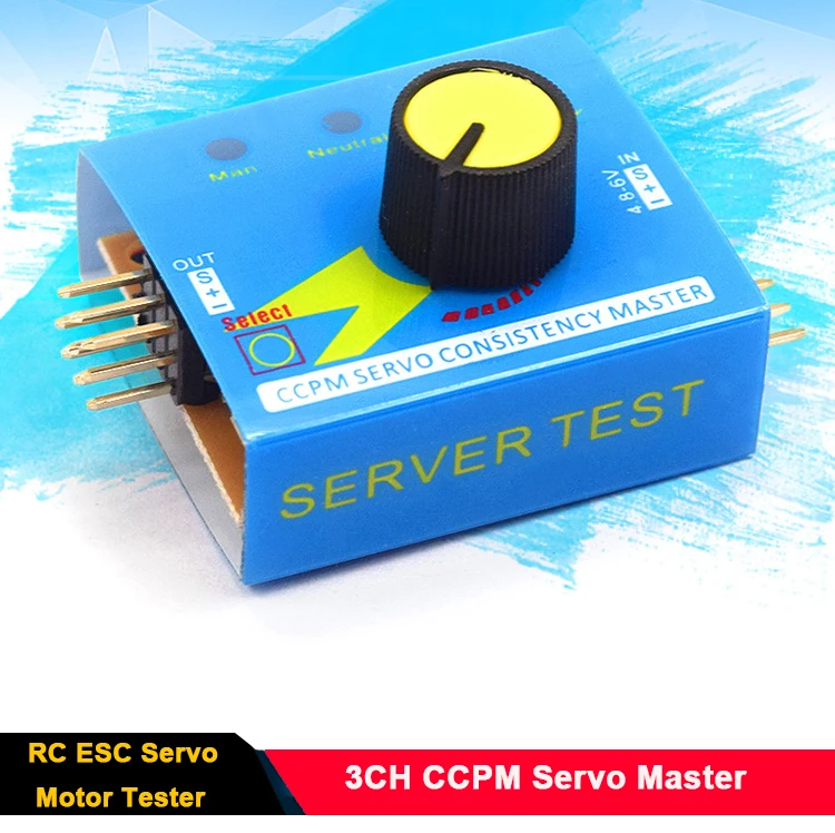 Hot Wholesale 3ch Ccpm Servo Master Rc Esc Servo Motor Tester For Rc ...