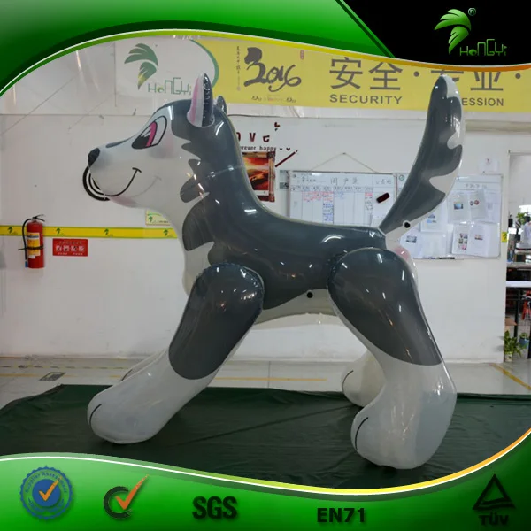 Transparent PVC Inflatable Double Layer Dog Suit - Husky Costume with ...