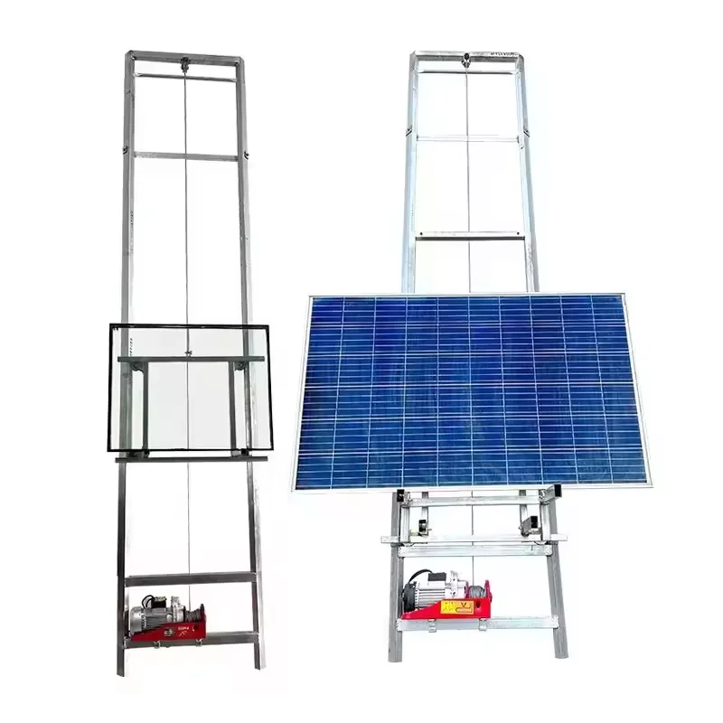 Photovoltaic Panel Lift - Efficient Construction Hoist