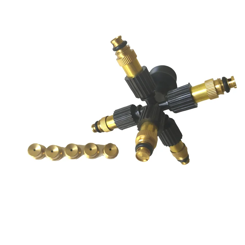360 Degrees Water Sprayer Nozzle Detachable Upside Down Five Outlet ...
