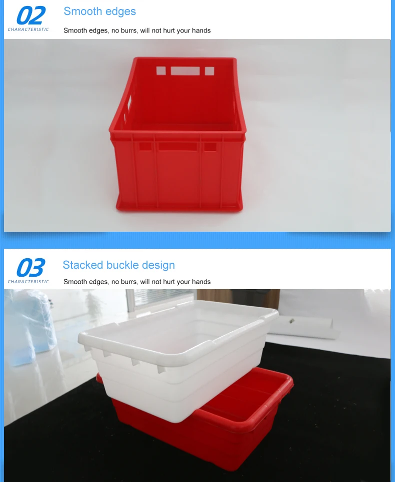 Shop Our Factory Sale of Plastic Meat Crates - Stackable & Durable