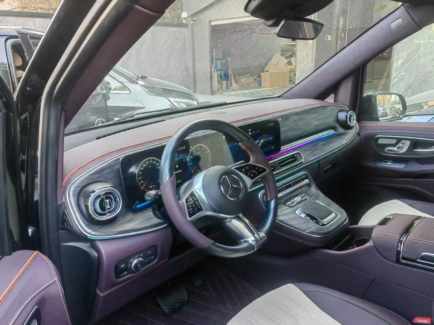 DJZG High Quality New Dashboard for Mercedes Vito W447 Upgrade to V300 ...