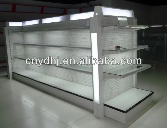Lighted Supermarket Glass Display Gondolas For Cosmetics Yd-0525 - Buy ...