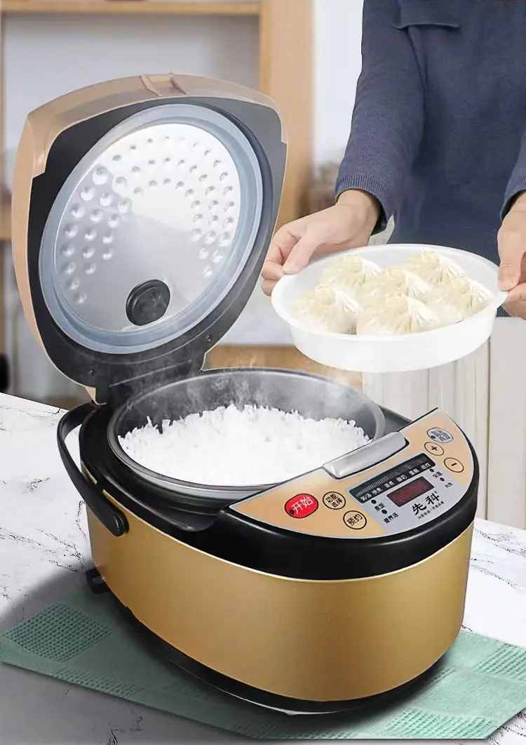 New Electric 5L Multi-Function Rice Cooker with Digital Timer Measuring ...