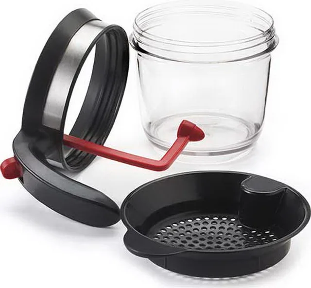 Oil Fat Separator Measuring Cup with Straine - Sustainable