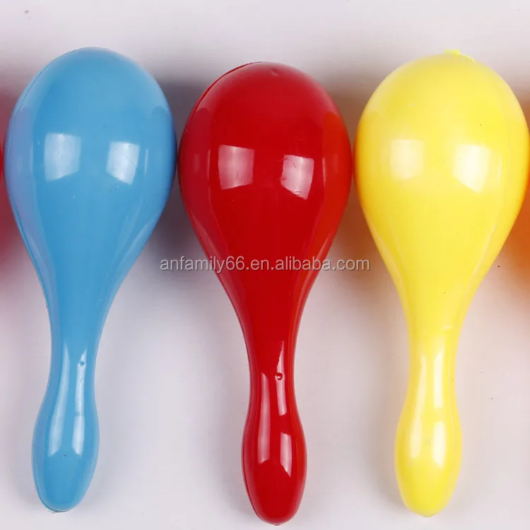 16cm Plastic Maracas Wholesale Promotion Different Color - Buy Maracas ...