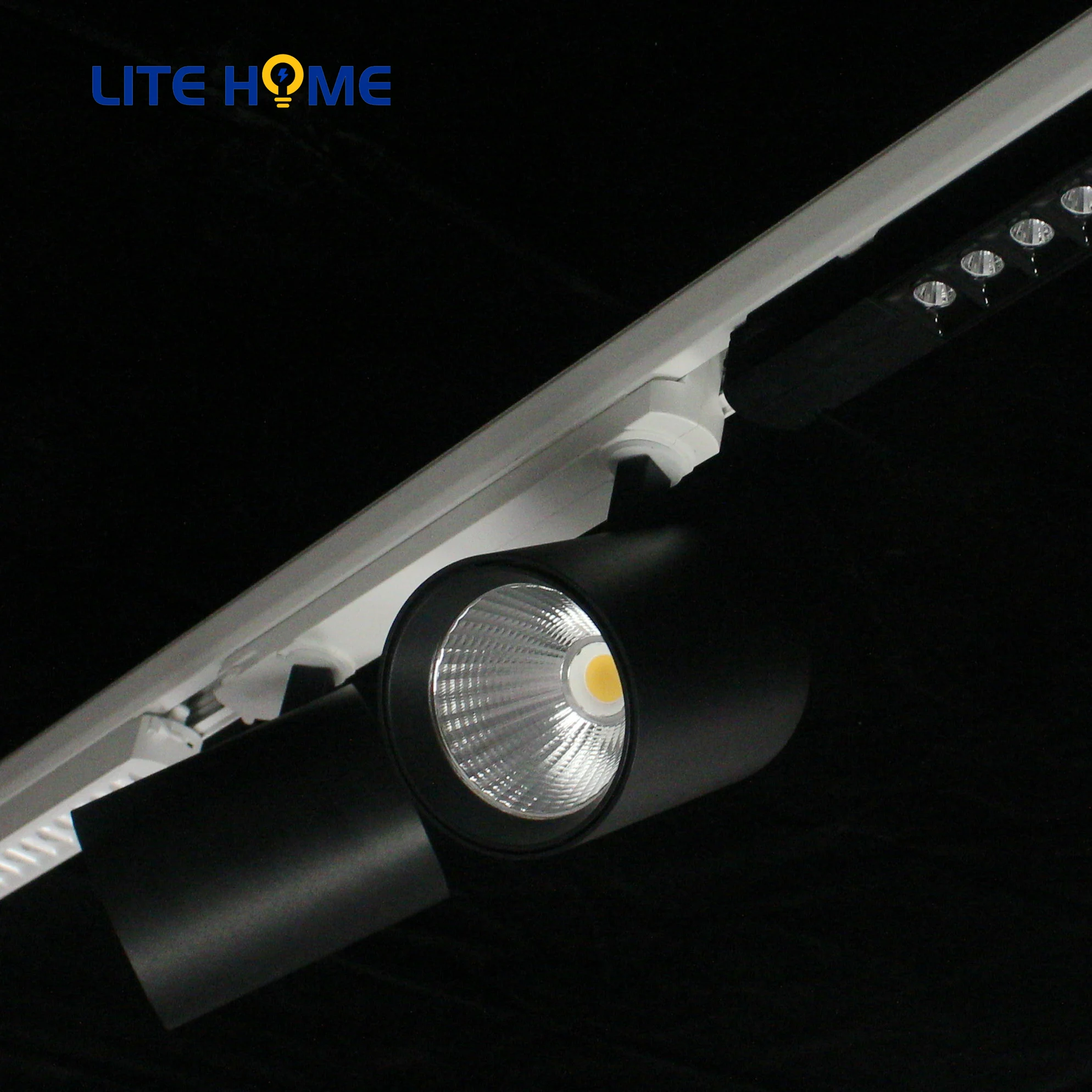 Commercial Led Track Spotlight 15w 20w 30w COB Spotlight Aluminium ...