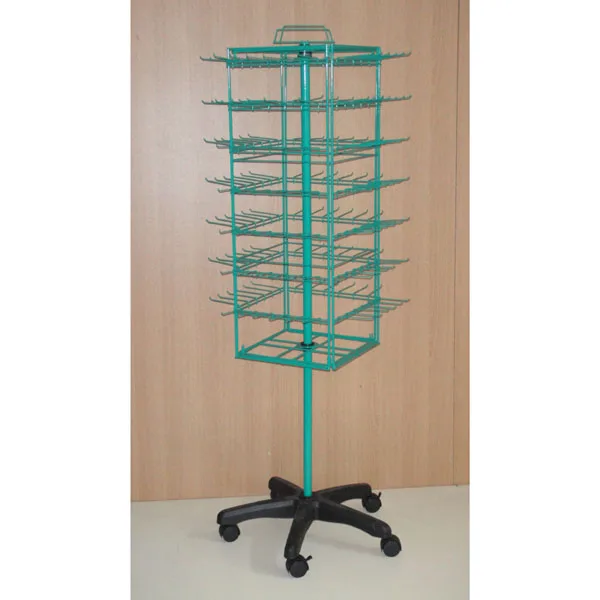 Retail Store Fixture Four Sides Metal Floor Standing Spinning Balloons ...