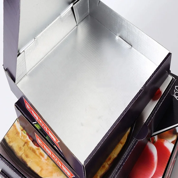 Custom Made Printed Personalized Italian Pizza Boxes Aluminium Foil ...