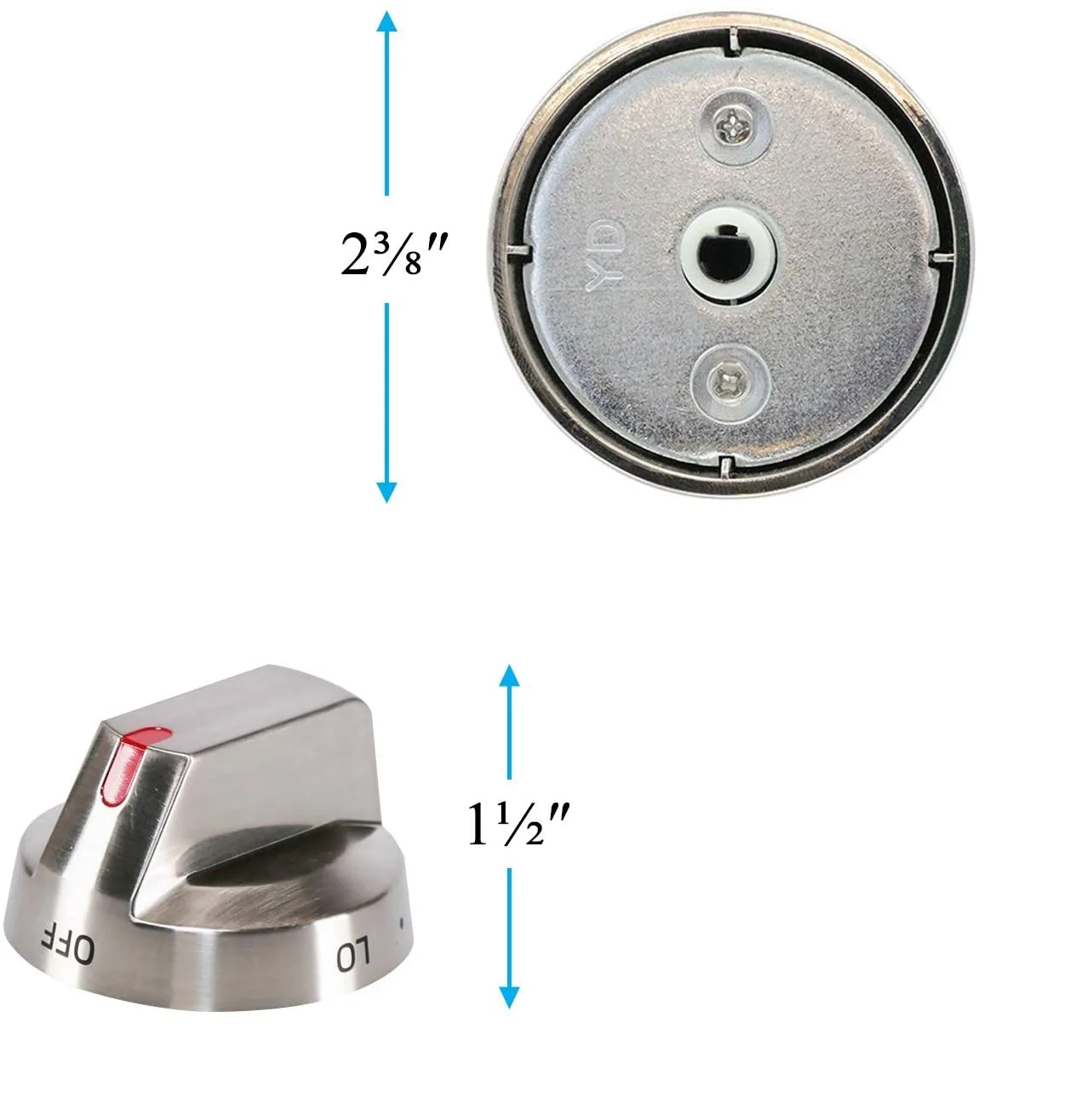 DG64-00473A Top Burner Control Dial Knob Range Oven Replacement ...