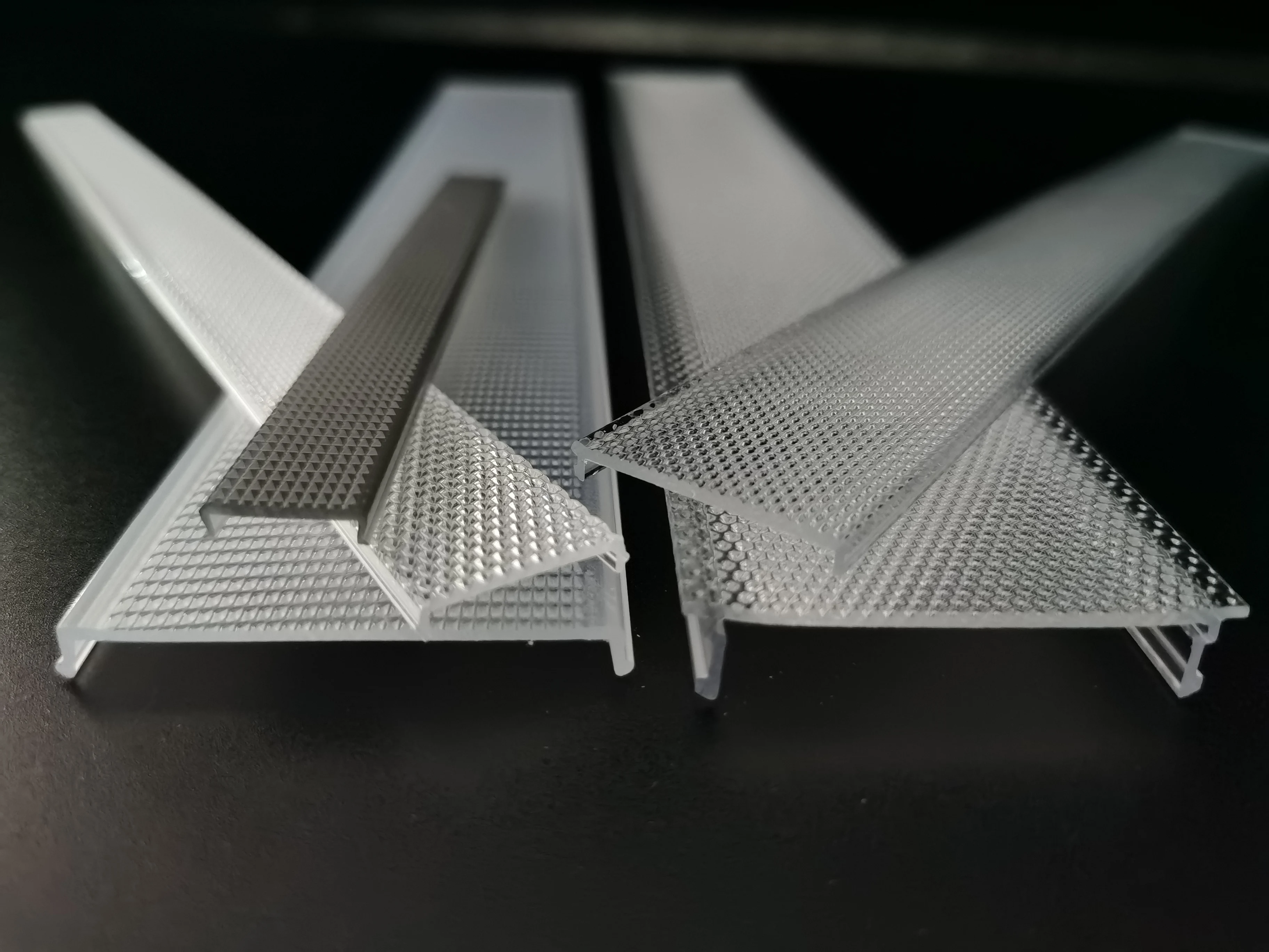 Bming Embossed Extruded Linear LED Lighting Cover - Lower UGR