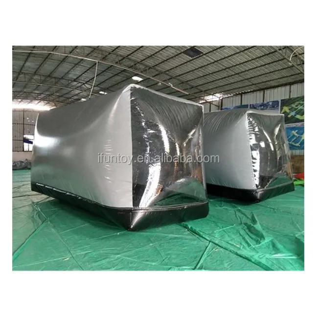Portable Inflatable Car Storage Bubble / Pvc Car Capsule / Transparent ...
