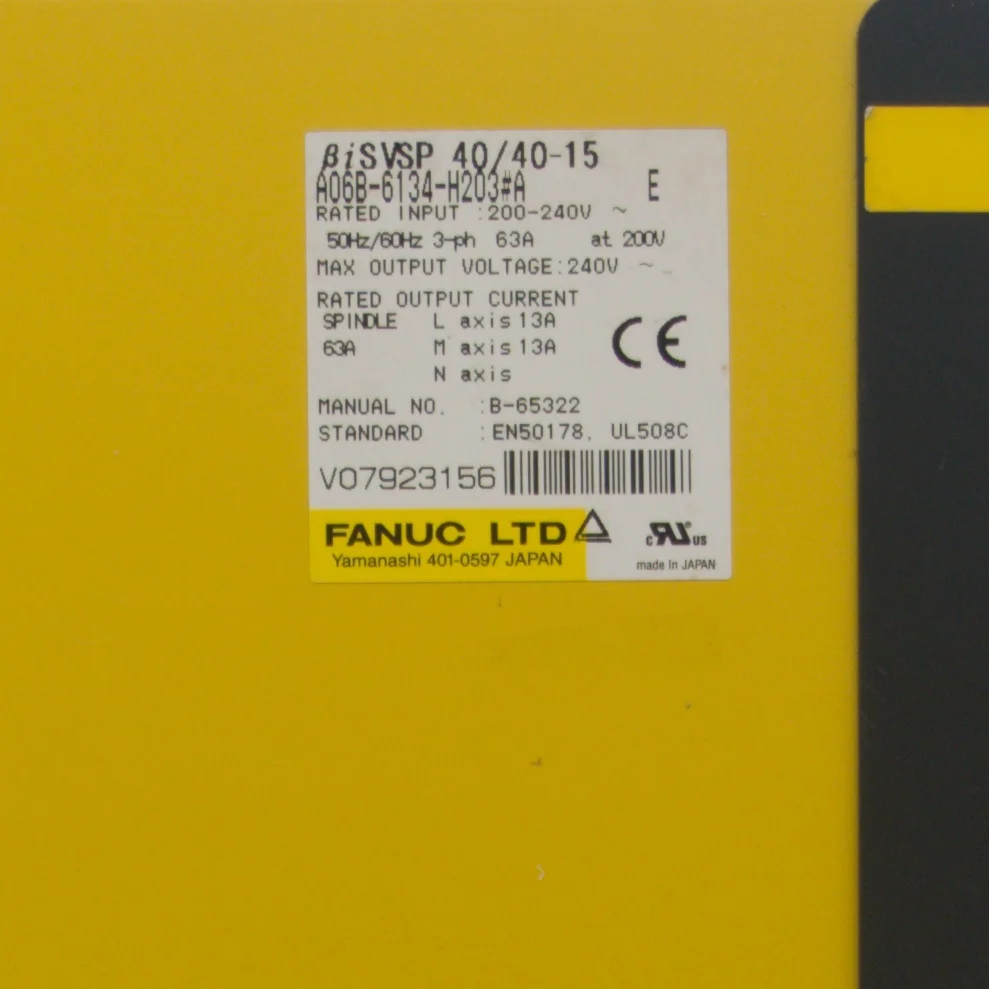 Fanuc Spindie Drive Japan Original Fanuc Spindle Amplifier Module A06B ...