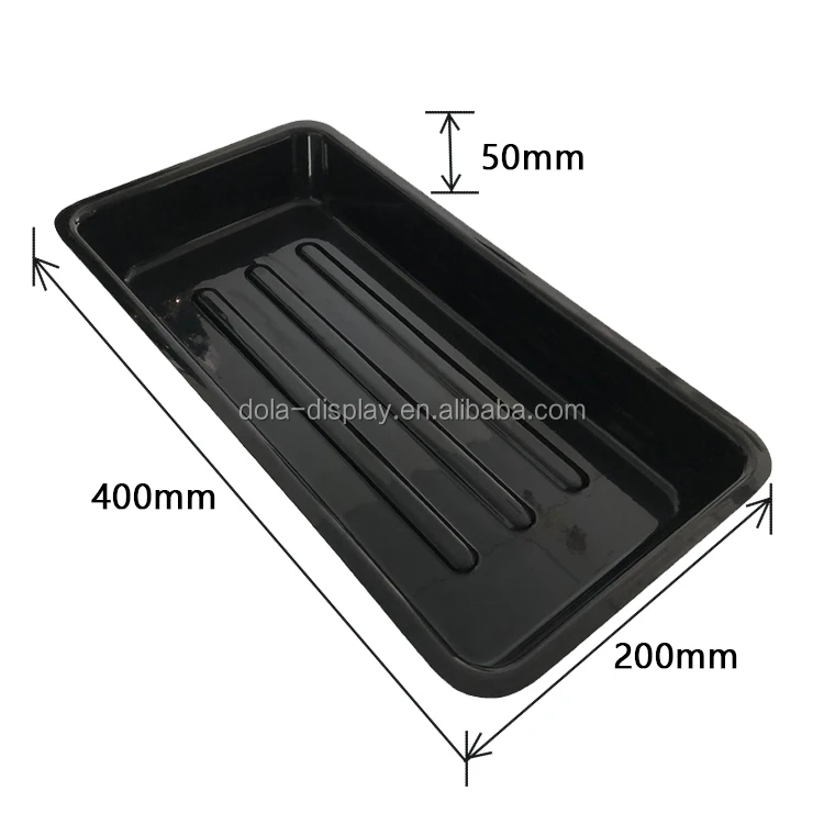 Supermarket Recyclable Fresh Butchery Thermoformed PP Plastic Black ...