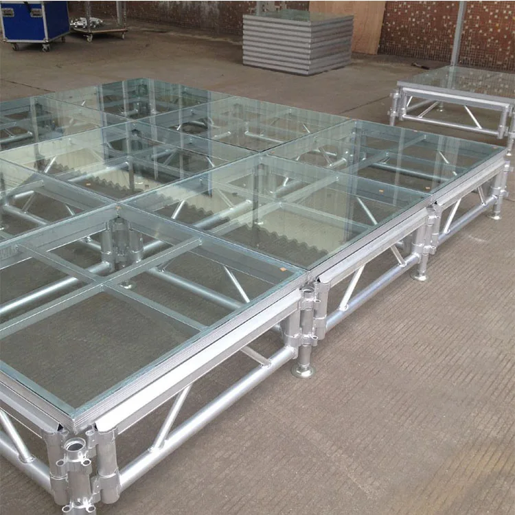 4x4ft 1x1m Modern Plexiglass Wedding Adjustable Stage