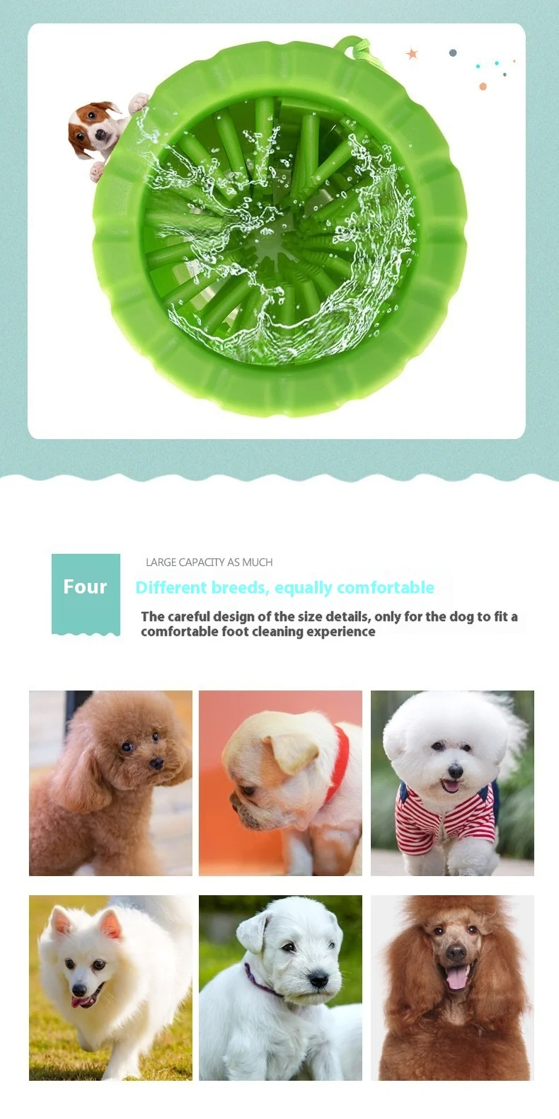 Automatic Plastic Pet Foot Washing Cup Daquan Pet Supplies for Cat ...