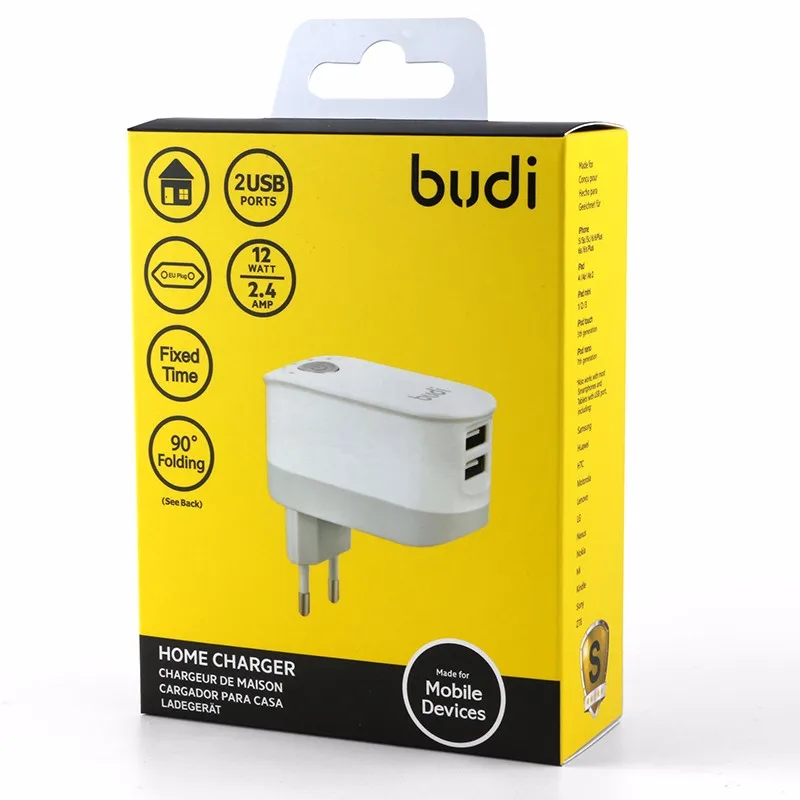 Timer Charger Dual Usb 5v2.4a Power Socket With Timer Portable Charger ...