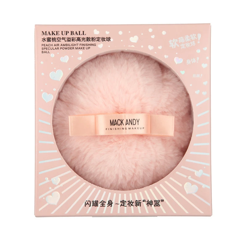 Mack Andy Pink Peach Highlight Ball - Loose Powder Glitter