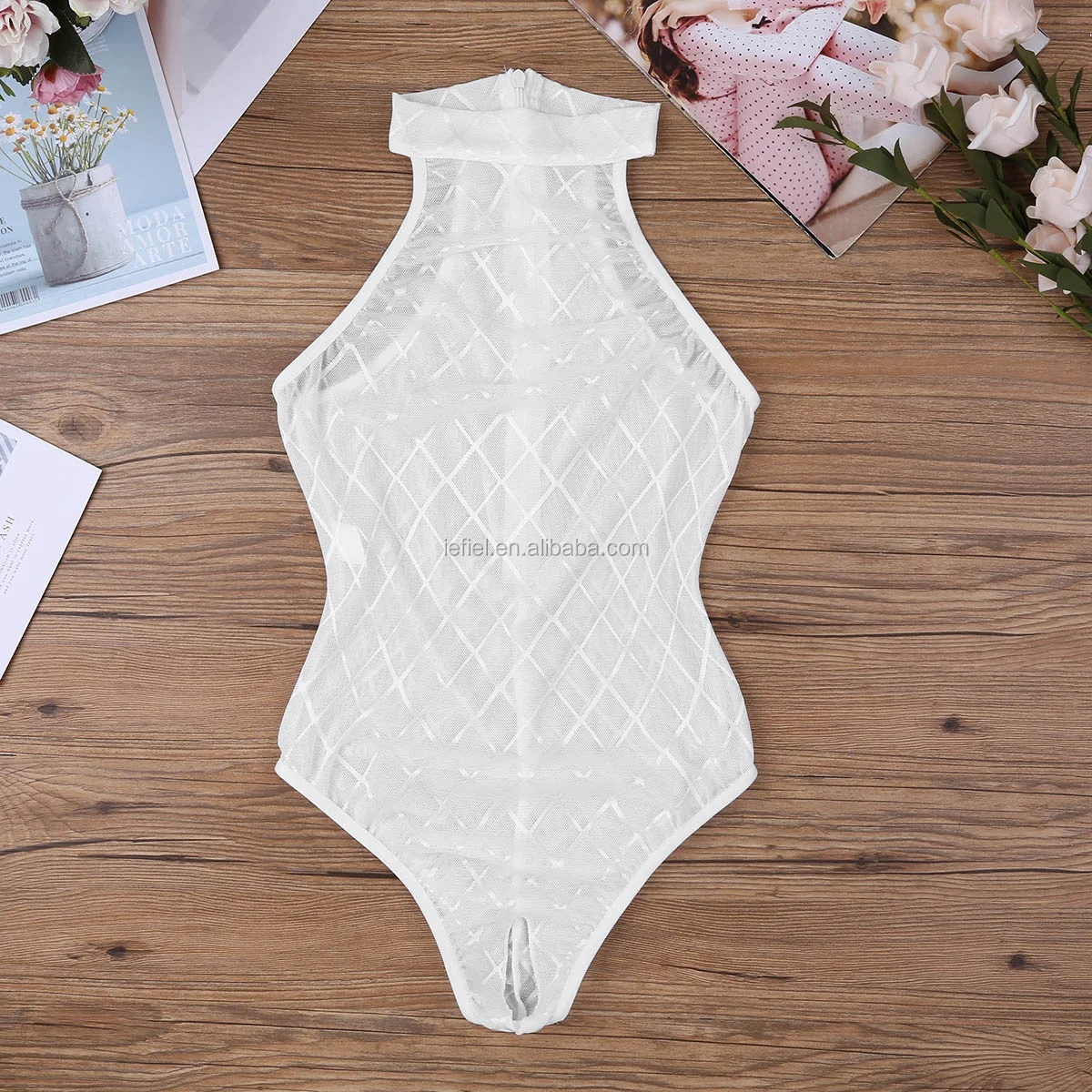 Women Open Crotch Sexy Lingeries Teddies Lingerie Sexy Hot Transparent ...