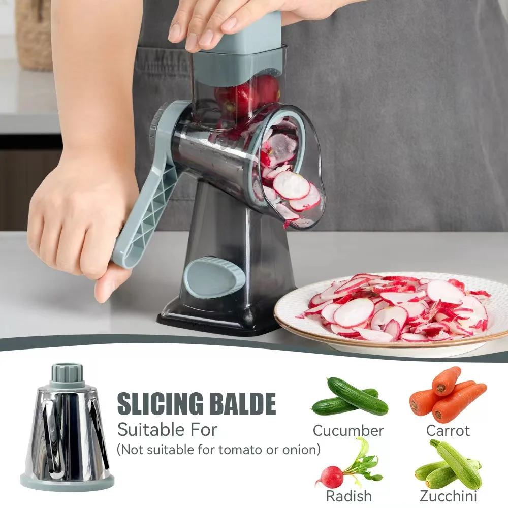 2024 New Arrival Wholesale Smart Rotary Multifunctional Vegetable Drum ...