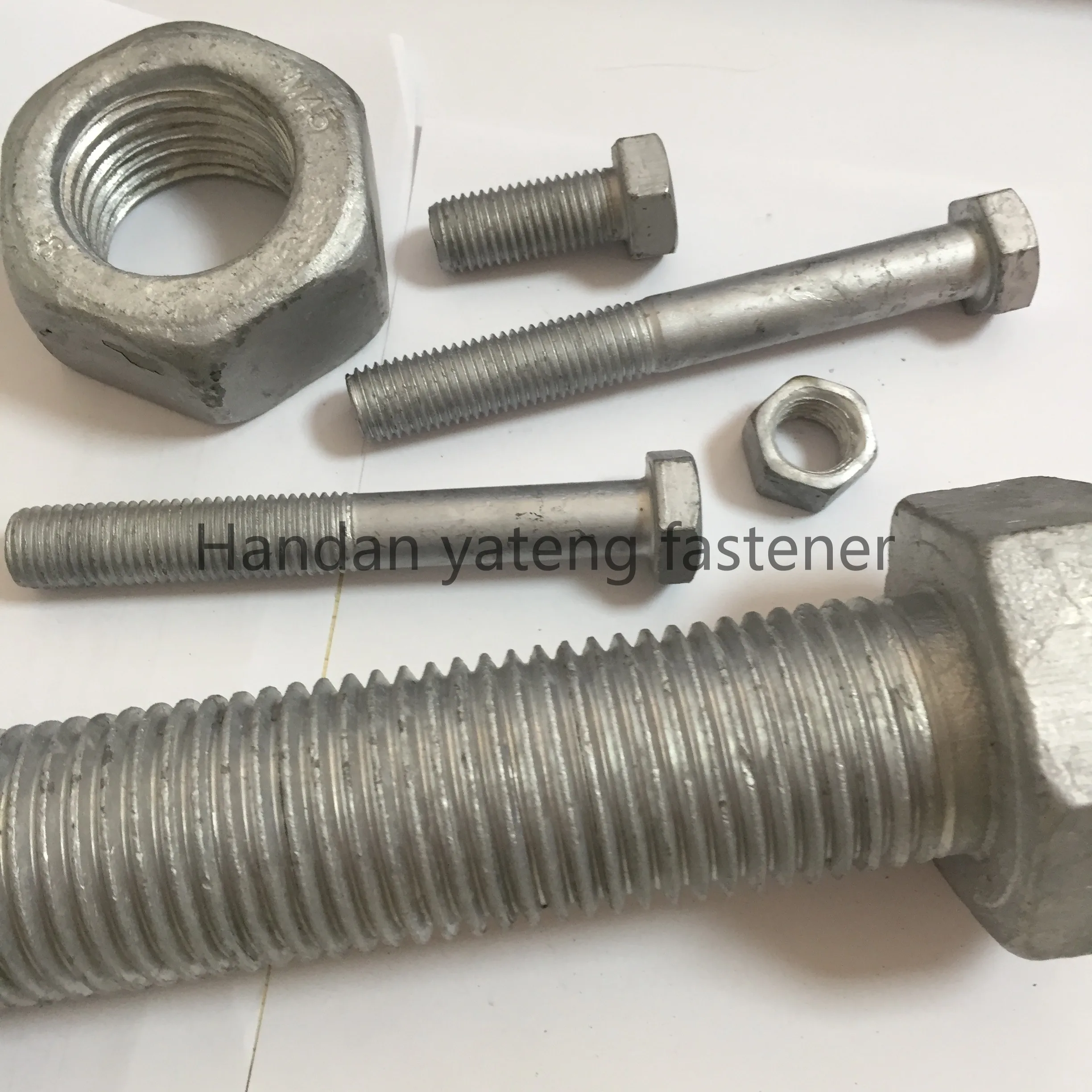 HDG Hot Dipped Galvanised Round Head Guardrail Splice Bolt