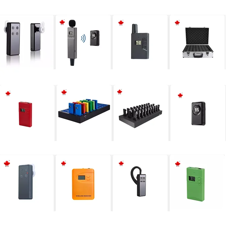 Wireless Tour Guide System Acoustic System Digital Long Distance ...
