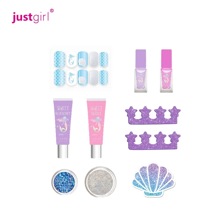 Girls Fashion Mermaid Beauty Set - Buy Kids Cosmetic,Diy Makeup Kit ...