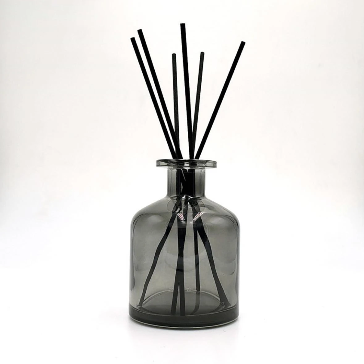 Matte Black Big Belly Reed Diffuser Glass Bottle 50ml