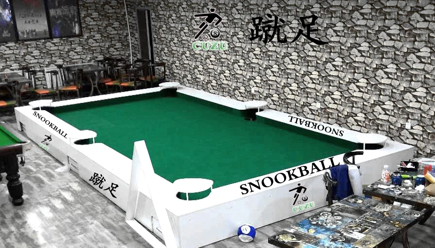 Cuzu Football Pool Table - Snookball Game Upgrade Edition