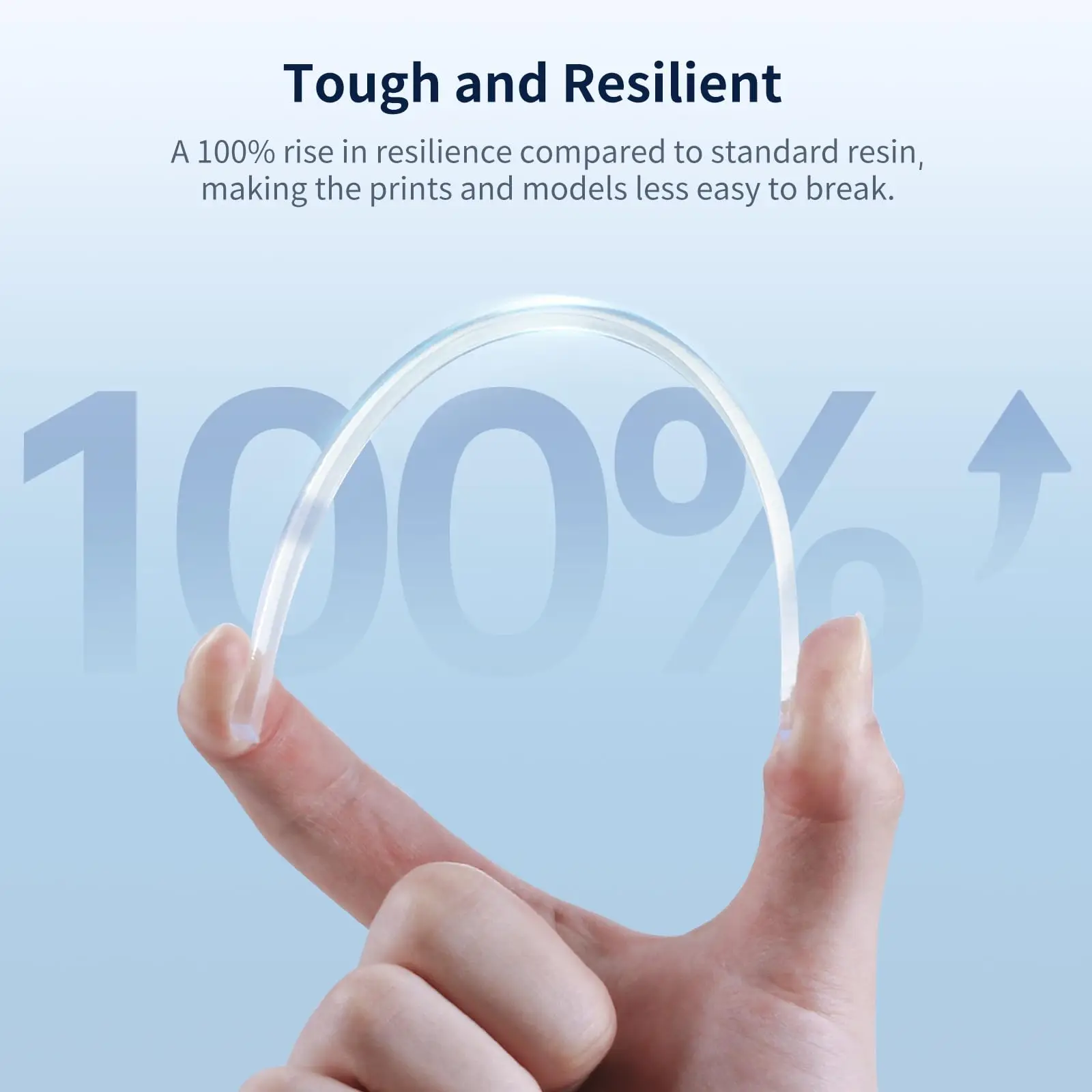 ANYCUBIC High Clear 3D Printer Resin - Transparent & Durable