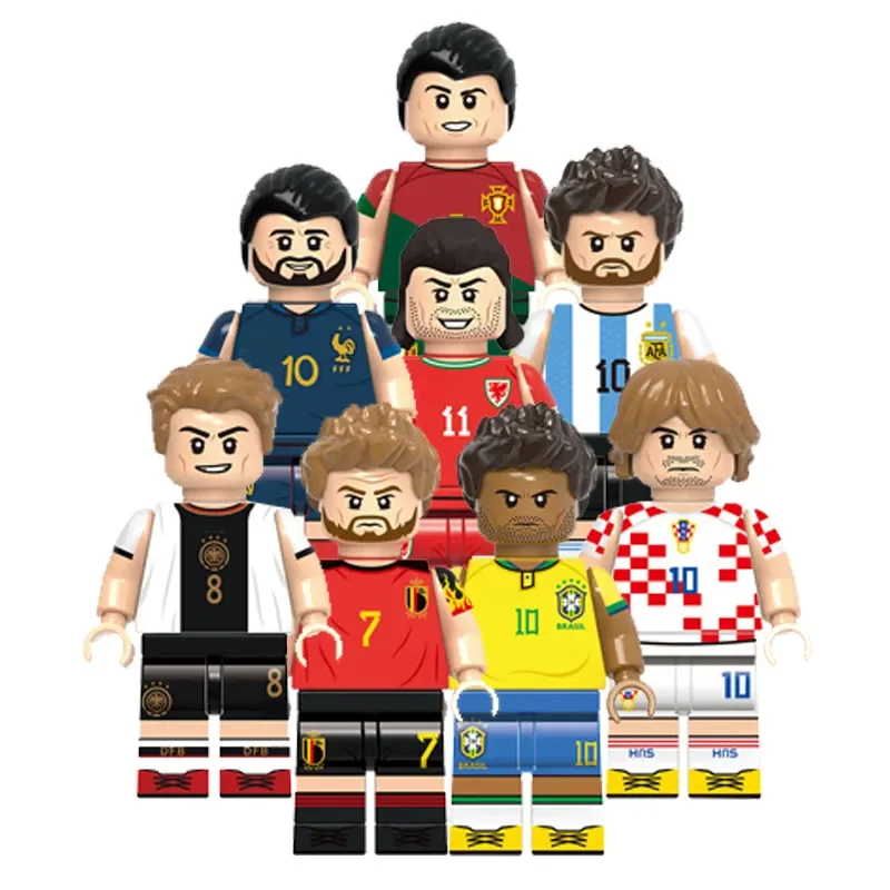 G0103 Soccer Players Mini Figures Action Figures Series Kids Gift ...