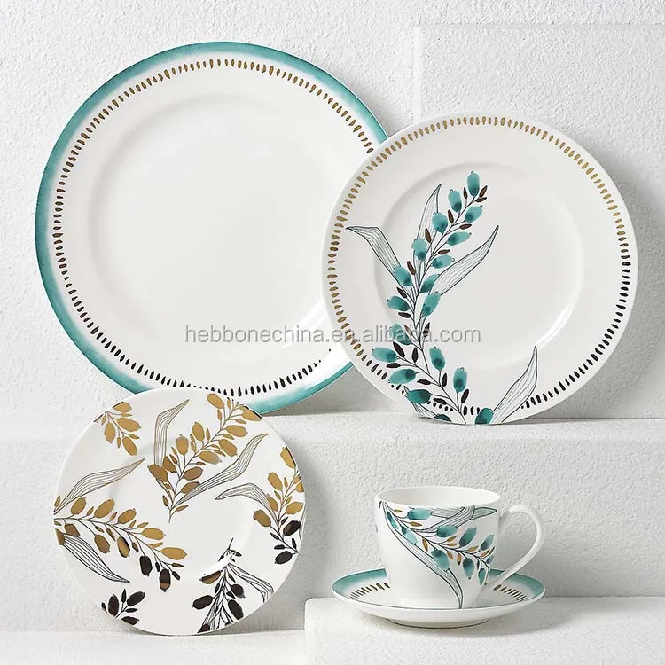 Portuguese Style Bone China Dinner Set Colourful Dinnerware Sets - Buy ...