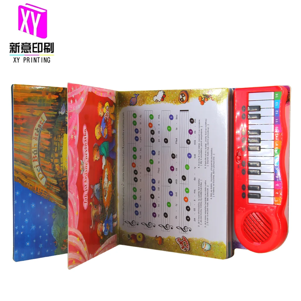 Learning Music Boardbook For Children With Piano Sound Module Children ...
