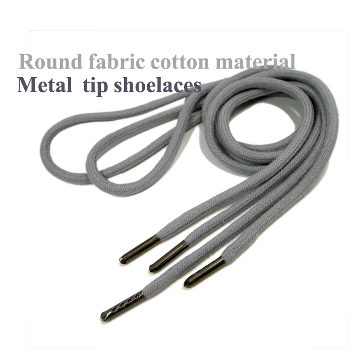 Metal Tips Aglet Shoe Laces Angraved Metal Plate End Locks Polyester ...