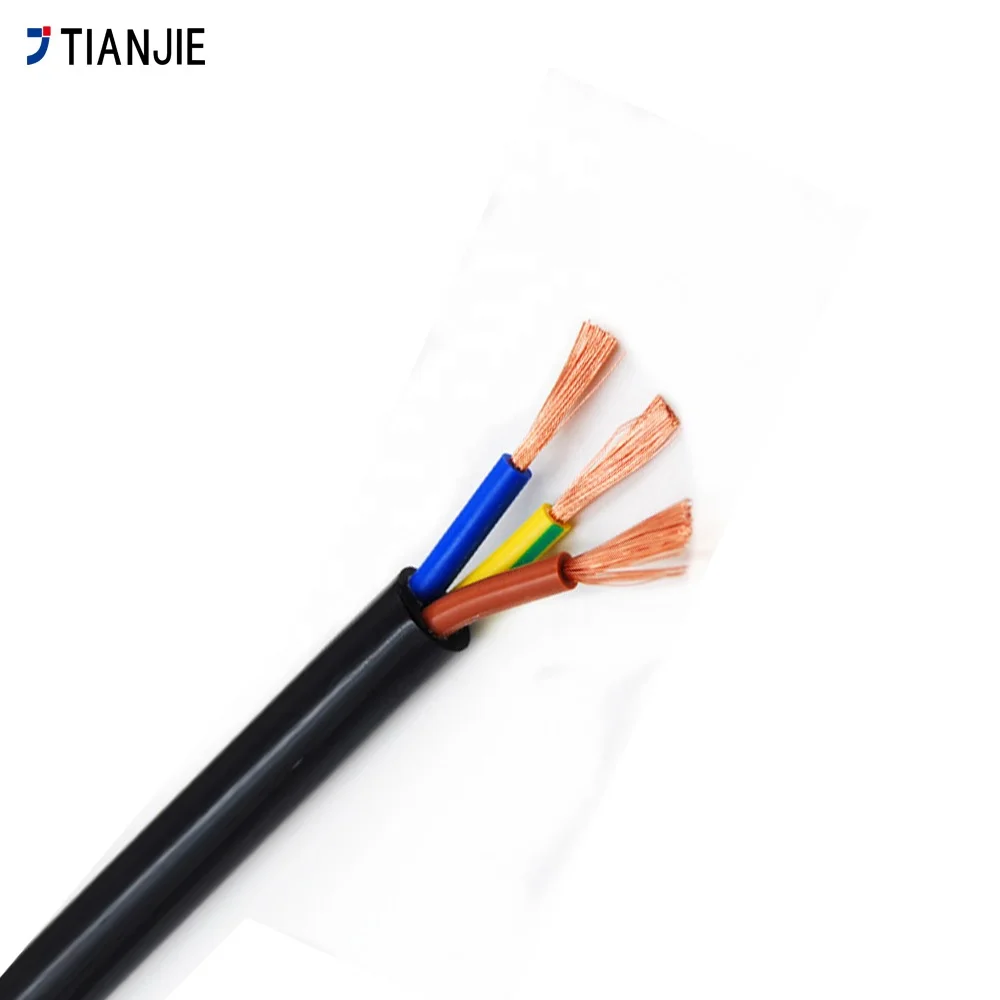PVC Insulated Flexible RVV Cable 60227 IEC 53, 300/500V, 2 Cores, 1 ...
