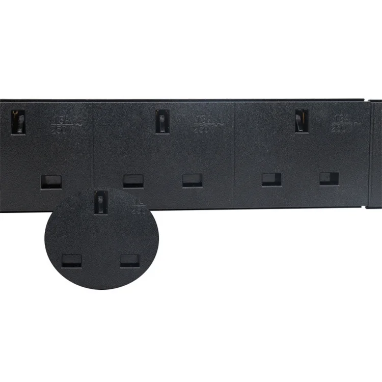 Uk 6-way Pdu Socket With Switch 13a 220v Power Distribution Unit ...