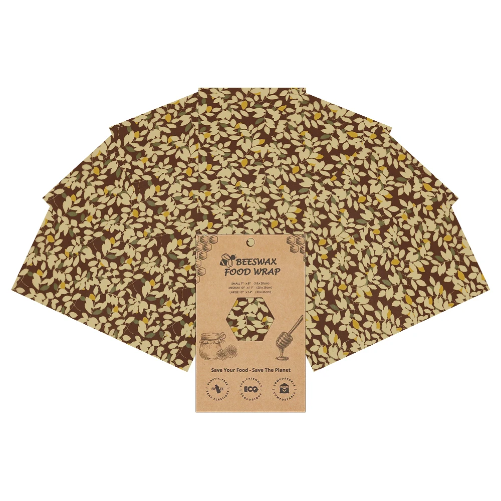 Reusable Bee Wax Food Paper Organic Beeswax Wrap A Grade Food Fruit ...