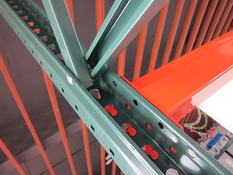 RMI Certificate Heavy Duty Teardrop Pallet Racking System