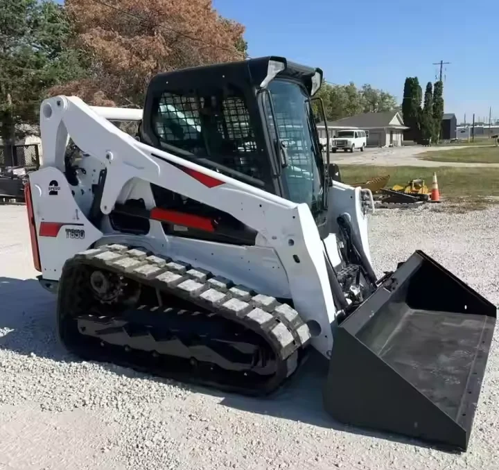 USED Bobcat T650 Track Skid Steer Loader Mini Construction Machine with ...