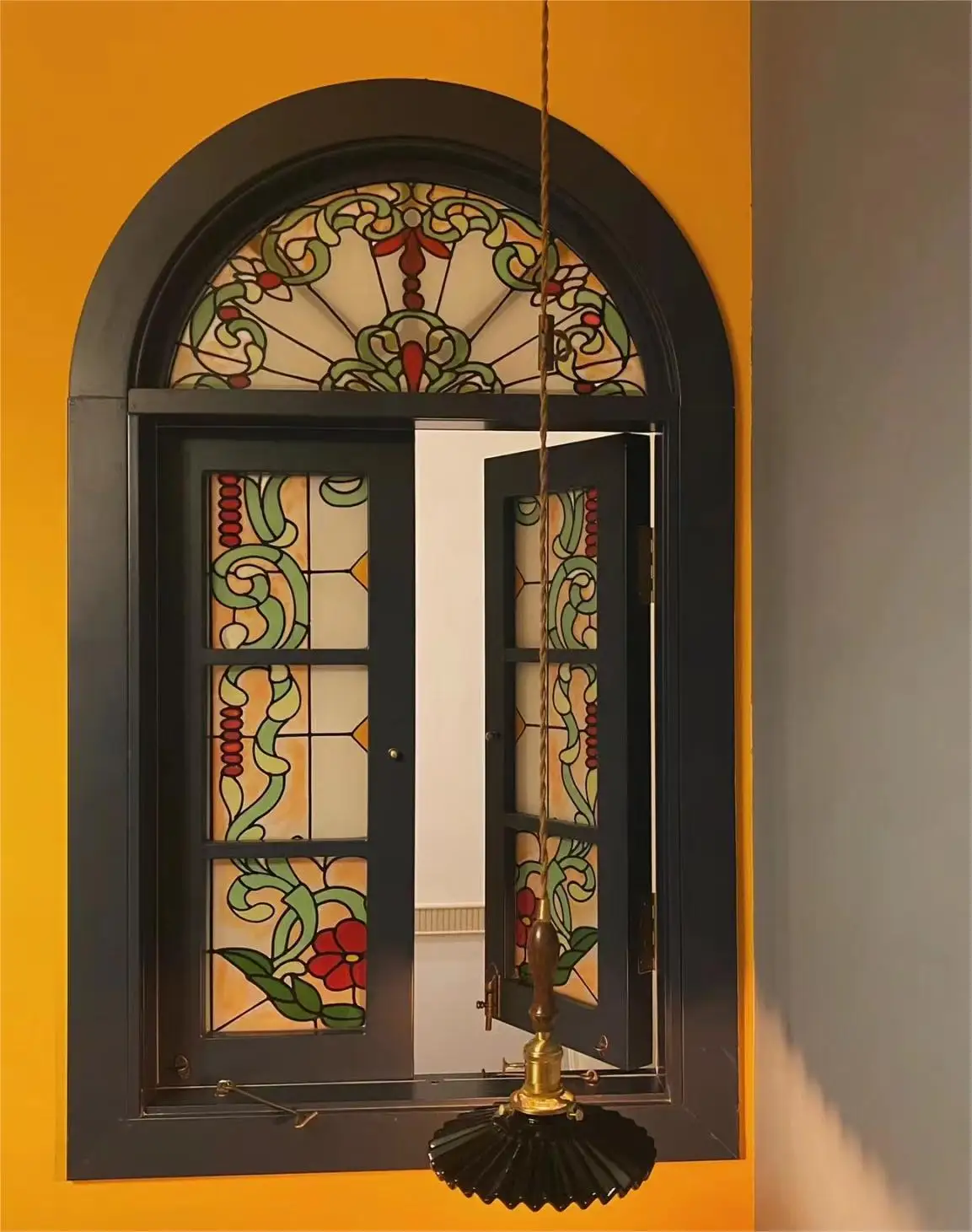 New Model Custom Beveled Glass Window Exterior Stained Glass Window ...