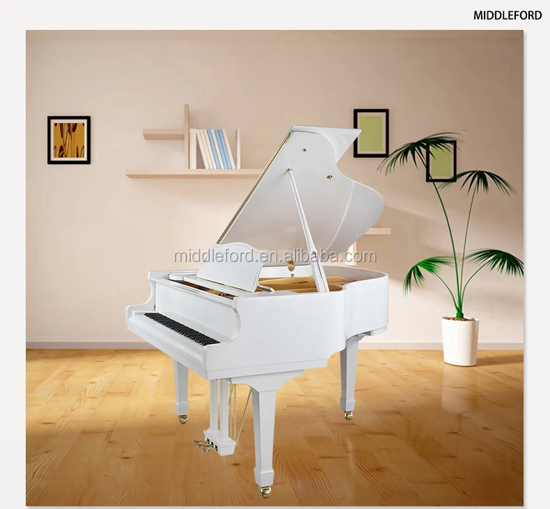 White Grand Piano C168W for Sale - Professional Quality